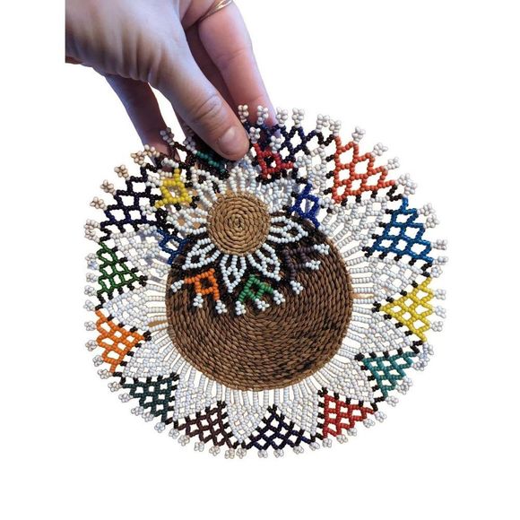 No Brand | Art | Africanbeaded Grass Mats Two Sizes | Poshmark
